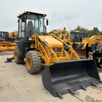China Landscaping Used Backhoe Loader Lingong SDLG LGB680 8 Ton for sale