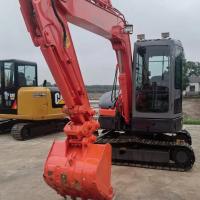 China 5 Ton Mini diesel Used Excavator Hitachi ZX55 Pre Owned  Crawler 38.23HP manual for sale