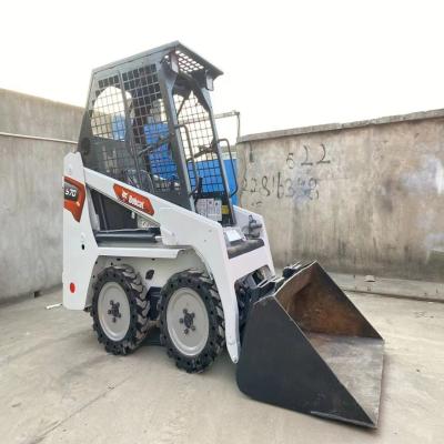 China BobS70 Used Skid Steer Heavy Equipment Loader Mini S70 10.1km/h  17.5KW for sale