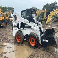 China 60KW Compact Used Skid Loaders Steer Bob S300 11.1km/h  3750kg for sale