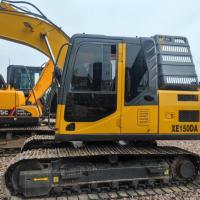 China Hydraulic Used Excavator Dealer XCMG XE150DA 15T Crawler Digger 93kw for sale