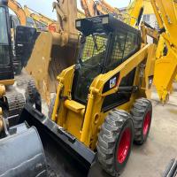 China CAT 246D Used Skid Steer Loader Equipment 4.5 Ton Original 53..6KW for sale
