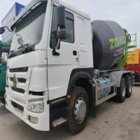 China HOWO 371 Used Concrete Trucks 8x4 Cement Mixer for sale