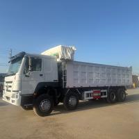 China Sinotruk Howo400 Used Dump Truck Dealer 8x4 12 Wheeler manual diesel for sale