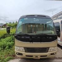 China 2nd Hand Toyota Coaster Bus City Shuttle 21 Passenger diesel bus for sale