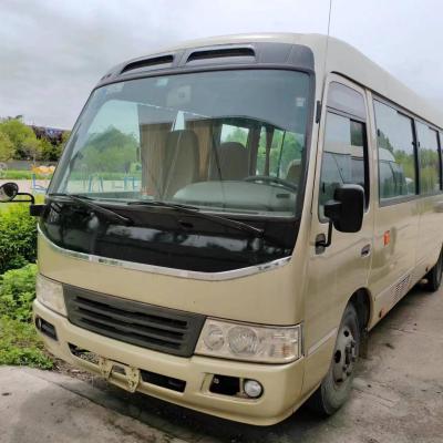 China 2nd Hand Toyota Coaster Bus City Shuttle 21 Passenger diesel bus for sale