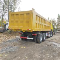 China LHD Used Dump Truck Tipper Sinotruk Howo 371 375hp for sale