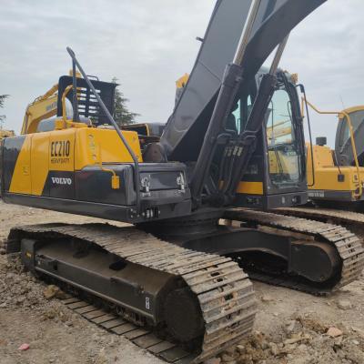 China Original Used Excavator Hydraulic VOL EC210B 20 Ton Crawler Digger 107kwn with 1.25m3 bucket for sale