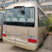 China compact Petrol Used Mini Bus Toyota Coaster City Shuttle 30 Person for sale
