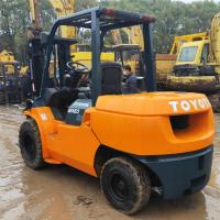 China Secondhand FD50 Toyota Diesel Forklift Dealer 5 Ton Maximum lifting height 4.5m for sale