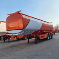 China Semi Trailer Used Fuel Tanker For Petrochemical Diesel Delivery for sale