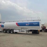 China 7000L Used Fuel Tanker Trailer For Oil Delivery 3 Axis Customized for sale