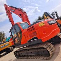China Used Doosan Digger  DX140LC  Secondhand 14ton Medium Type Crawler Excavator 71kw for sale