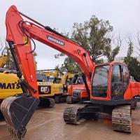 China Used Doosan Digger  DX140LC  Secondhand 14ton Medium Type Crawler Excavator 71kw for sale