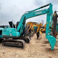 China Used Kobelco Digger  SK140  Secondhand 14ton Small Type Crawler Excavator 74kw for sale