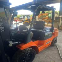 China Electric Toyota Used Forklift 3 Ton For Factories Construction for sale