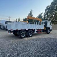 China Used Crane Truck Howo 371 375 6x4  Secondhand Sinotruk  12T for sale
