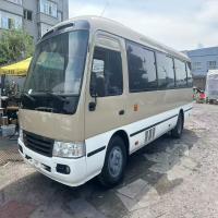 China Used 1HZ Toyota Coaster Bus City Shuttle 21 Passenger 6 cylinder for sale
