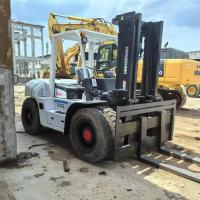 China Robust FD100TCM 10 Ton Forklift Second Hand Electric Forklift for sale