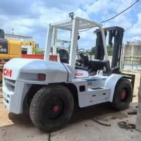 China Robust FD100TCM 10 Ton Forklift Second Hand Electric Forklift for sale