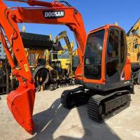 China Pre-owned Doosan DX75 Compact Versatile Mini Used Excavator 39.7kw 0.28m3 bucket for sale