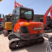 China Second-hand Doosan DX60 6-ton mini track excavator for small-scale works for sale