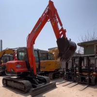 China Second-hand Doosan DX60 6-ton mini track excavator for small-scale works for sale