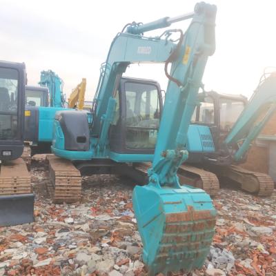 China Used Kobelco Digger  SK70  Secondhand 7ton Small Type Mini Crawler Excavator for sale