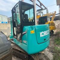 China Used Kobelco Digger  SK60  Secondhand 6ton Small Type Mini Crawler Excavator 35.5kw for sale
