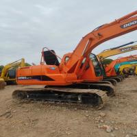 China Used Doosan Digger  DX150LC  Secondhand 15ton Medium Type Crawler Excavator 74kw for sale