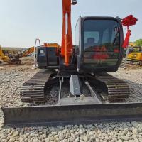 China Used Mini Excavator Hitachi ZX70 Secondhand 7t Original Crawler Tracked Digger 39kw for sale
