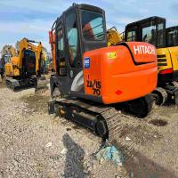 China Used Mini Excavator Hitachi ZX70 Secondhand 7t Original Crawler Tracked Digger 39kw for sale
