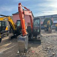 China Used Mini Excavator Hitachi ZX70 Secondhand 7t Original Crawler Tracked Digger 39kw for sale
