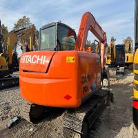 China Used Mini Excavator Hitachi ZX70 Secondhand 7t Original Crawler Tracked Digger 39kw for sale