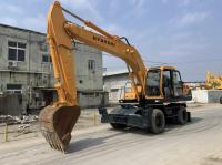 China Used Hyundai Digger  R210W-9 Secondhand 21ton Wheel digging Excavator 124kw for sale