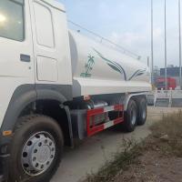China Second hand HOWO sprinkler 371 20 cubic meters Used watering truck manual diesel for sale