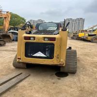 China CAT 277C Used Skid Steer Loader Equipment 3.5 Ton Original  62KW for sale