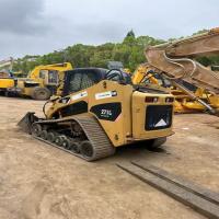 China CAT 277C Used Skid Steer Loader Equipment 3.5 Ton Original  62KW for sale