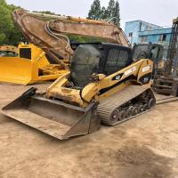 China CAT 277C Used Skid Steer Loader Equipment 3.5 Ton Original  62KW for sale