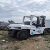 China Robust FD100TCM 10 Ton Forklift Second Hand Electric Forklift for sale