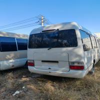 China Used gasoline Toyota Coaster Bus City Shuttle 21 Passenger for sale
