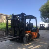 China Used Toyota Forklift 3.5T Small Material Handler 1290mm Width for sale