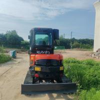 China Secondhand Kubota Digger U35 Used 3.5ton Small Type Mini Crawler Excavator for sale