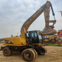 China Secondhand Excavator Original Cat M315D Used 15ton Wheel Digger  with 0.61m3 bucket for sale