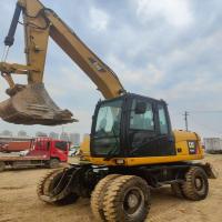 China Secondhand Excavator Original Cat M315D Used 15ton Wheel Digger  with 0.61m3 bucket for sale