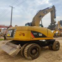 China Secondhand Excavator Original Cat M315D Used 15ton Wheel Digger  with 0.61m3 bucket for sale
