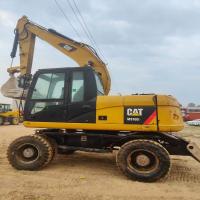 China Secondhand Excavator Original Cat M315D Used 15ton Wheel Digger  with 0.61m3 bucket for sale