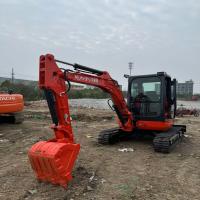 China Secondhand Kubota Digger U35 Used 3.5ton Small Type Mini Crawler Excavator 18.5kw for sale