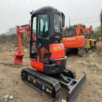 China Secondhand Kubota Digger U35 Used 3.5ton Small Type Mini Crawler Excavator 18.5kw for sale