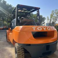 China Secondhand FD50 Toyota Diesel Forklift Dealer 5 Ton Maximum lifting height 4.5m for sale
